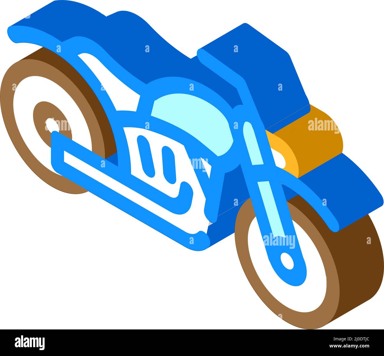 motorcycle transport isometric icon vector illustration Stock Vector ...