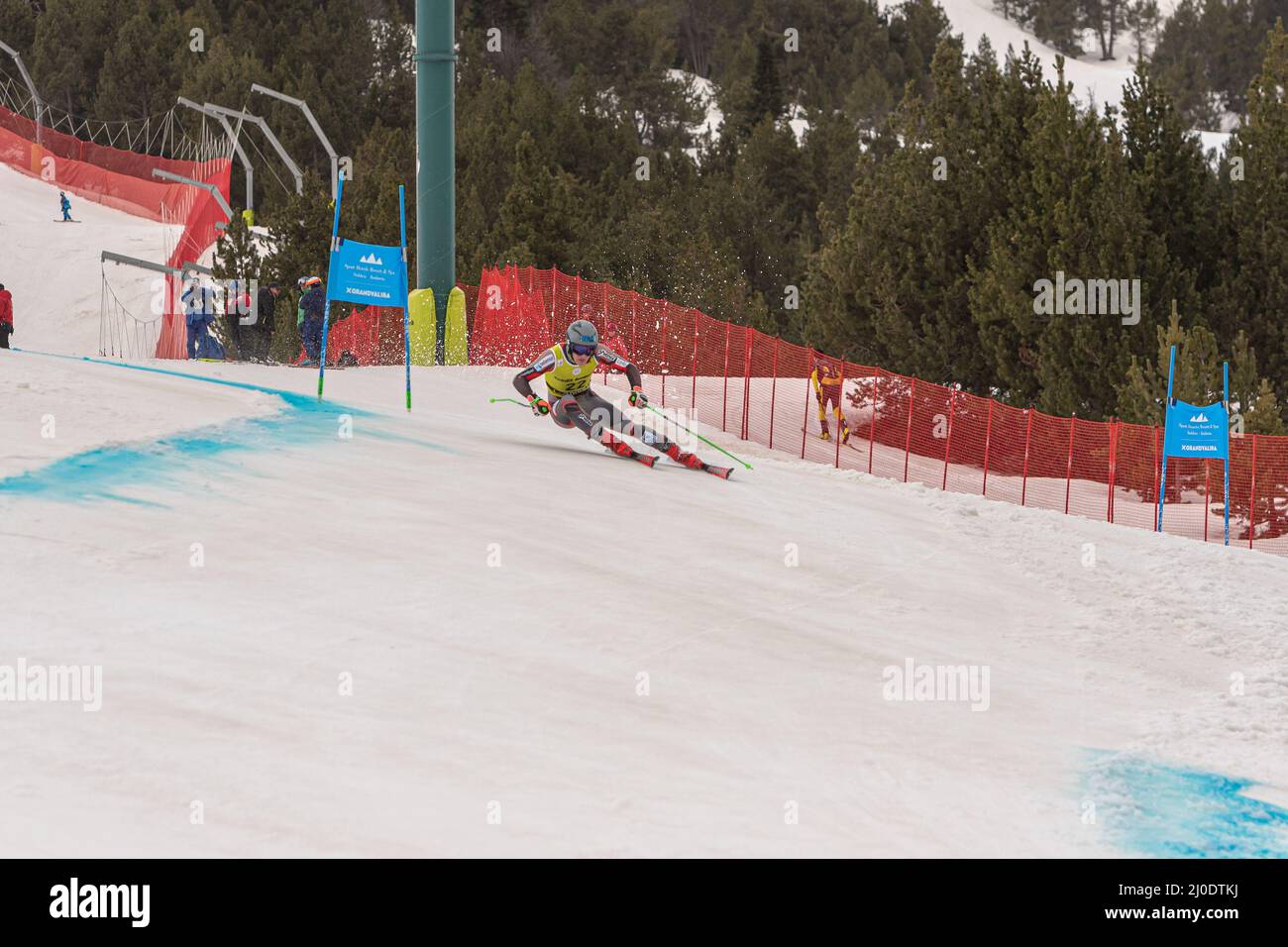 Grandvalira, Andorra : 2022 March 16 : Fredrik MOELLER NOR competing in ...