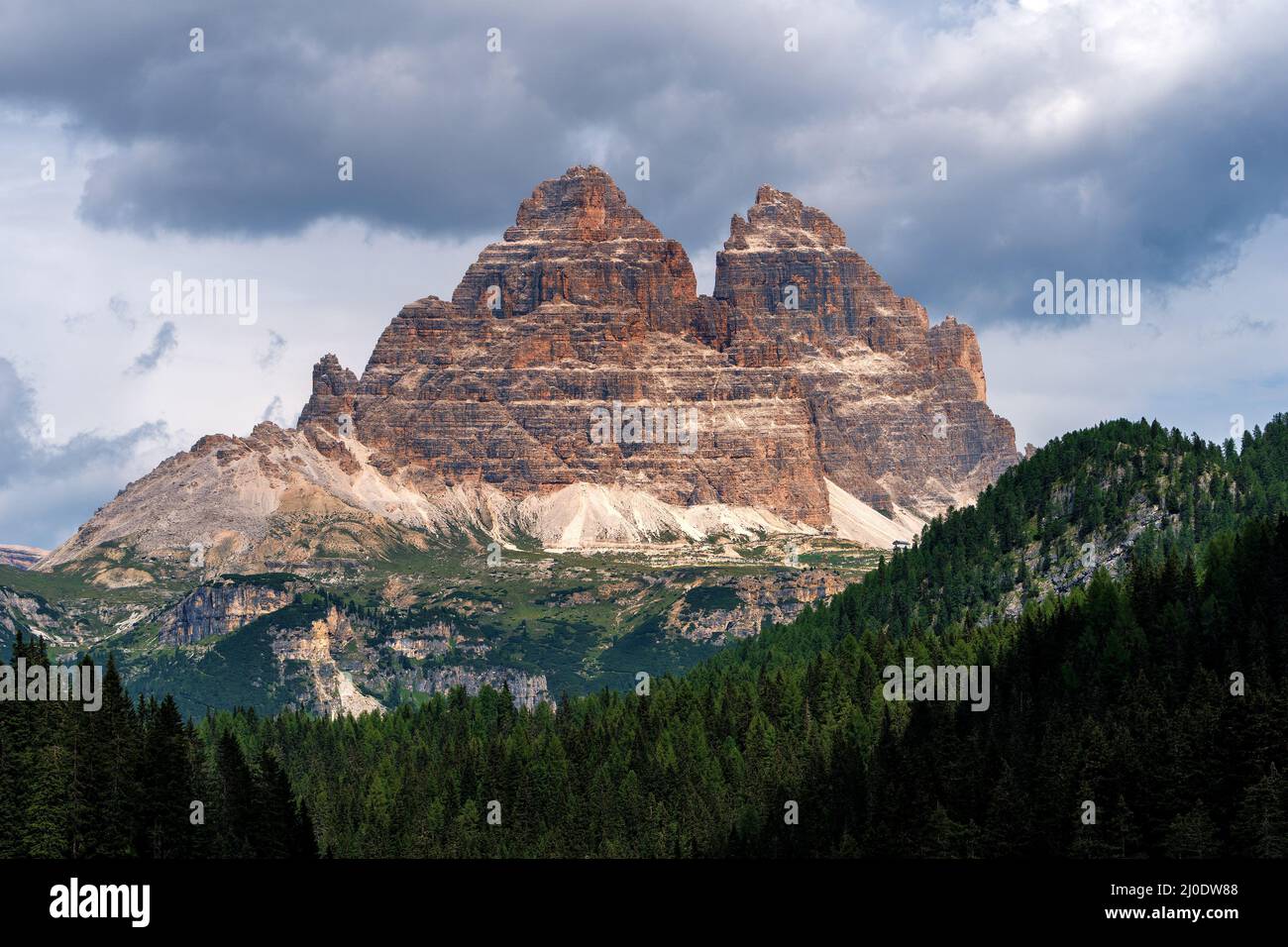 Panoramic view of a mountainside Stock Photo - Alamy