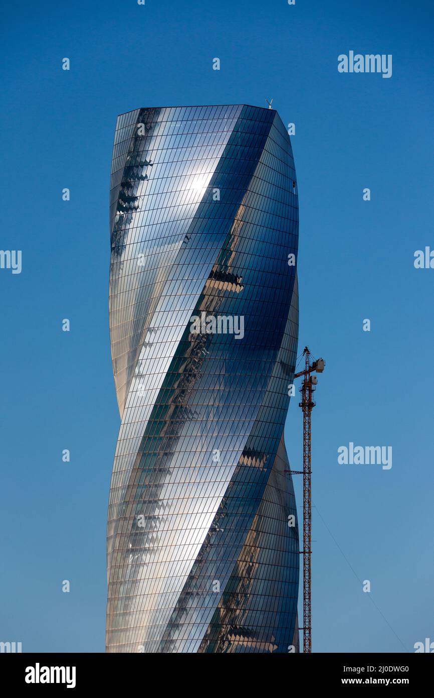 A skyscraper in Bahrain Stock Photo - Alamy