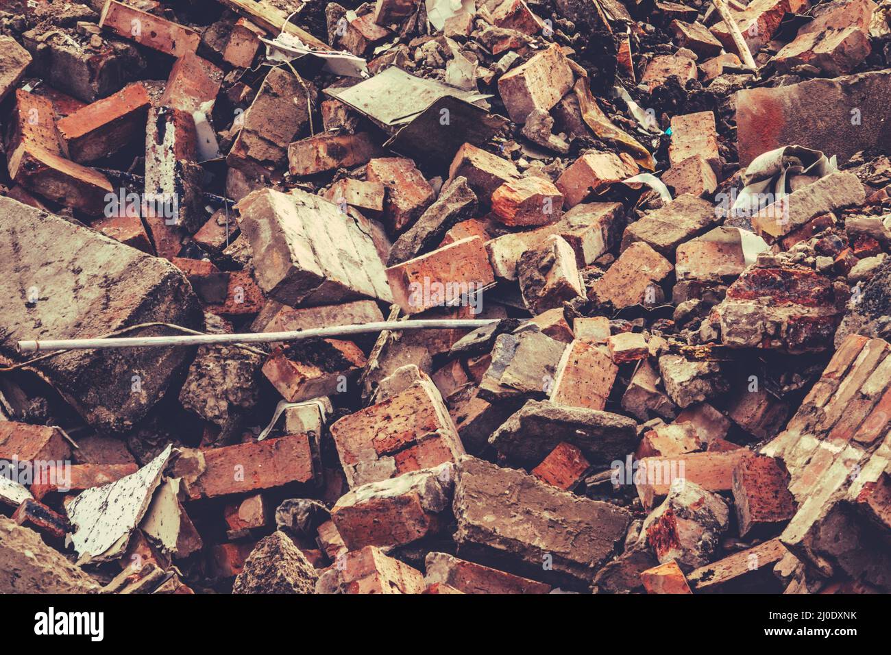 Building Demolition Rubble Stock Photo - Alamy