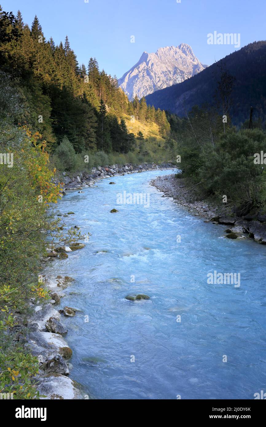 Beautiful nature landscape with river Stock Photo - Alamy