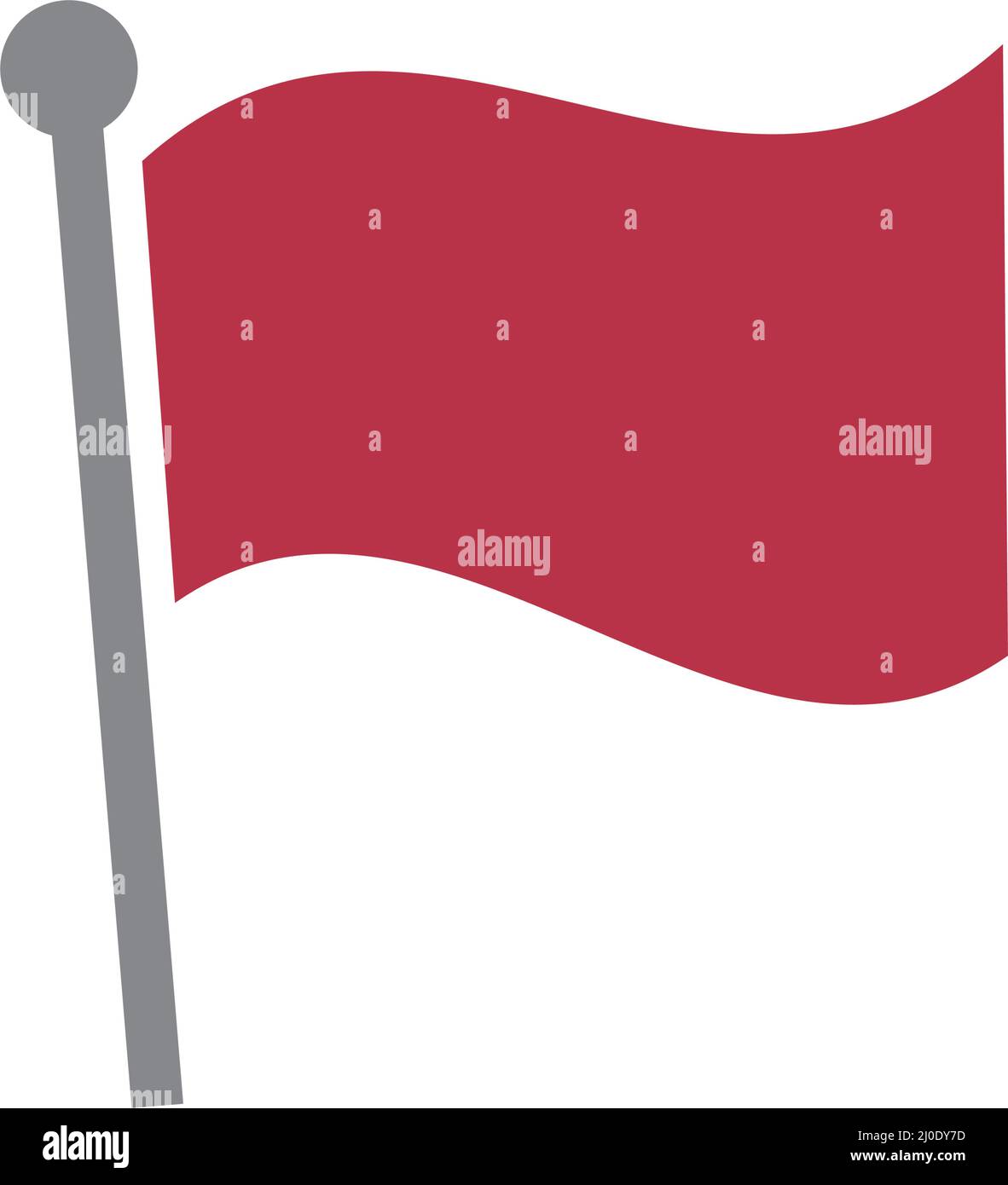 Red flag clipart Cut Out Stock Images & Pictures - Alamy