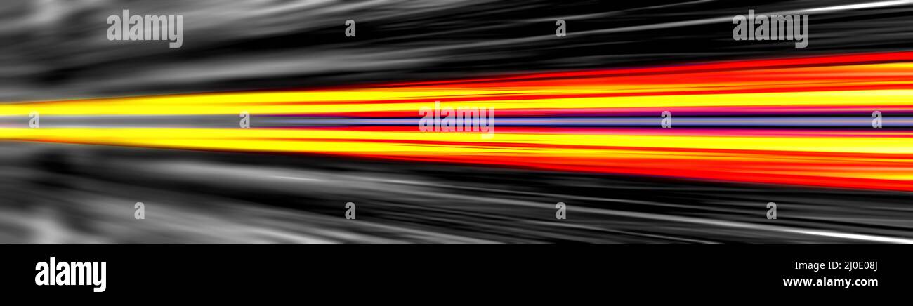 Dynamic light beams banner Stock Photo - Alamy