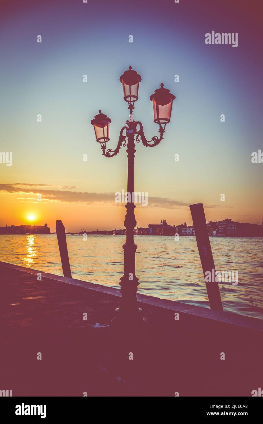 Street lighting in venice hi-res stock photography and images - Alamy