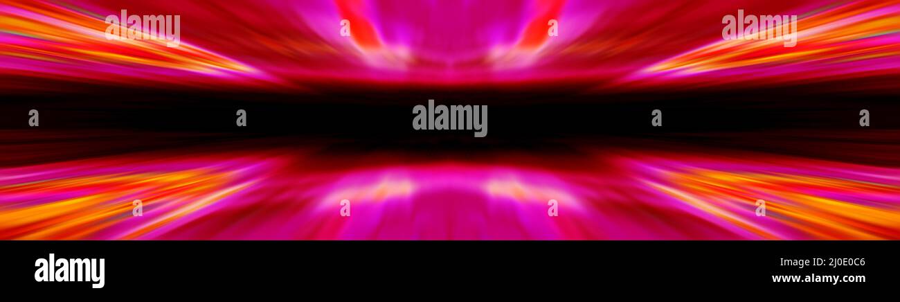 Dynamic red explosion banner Stock Photo - Alamy
