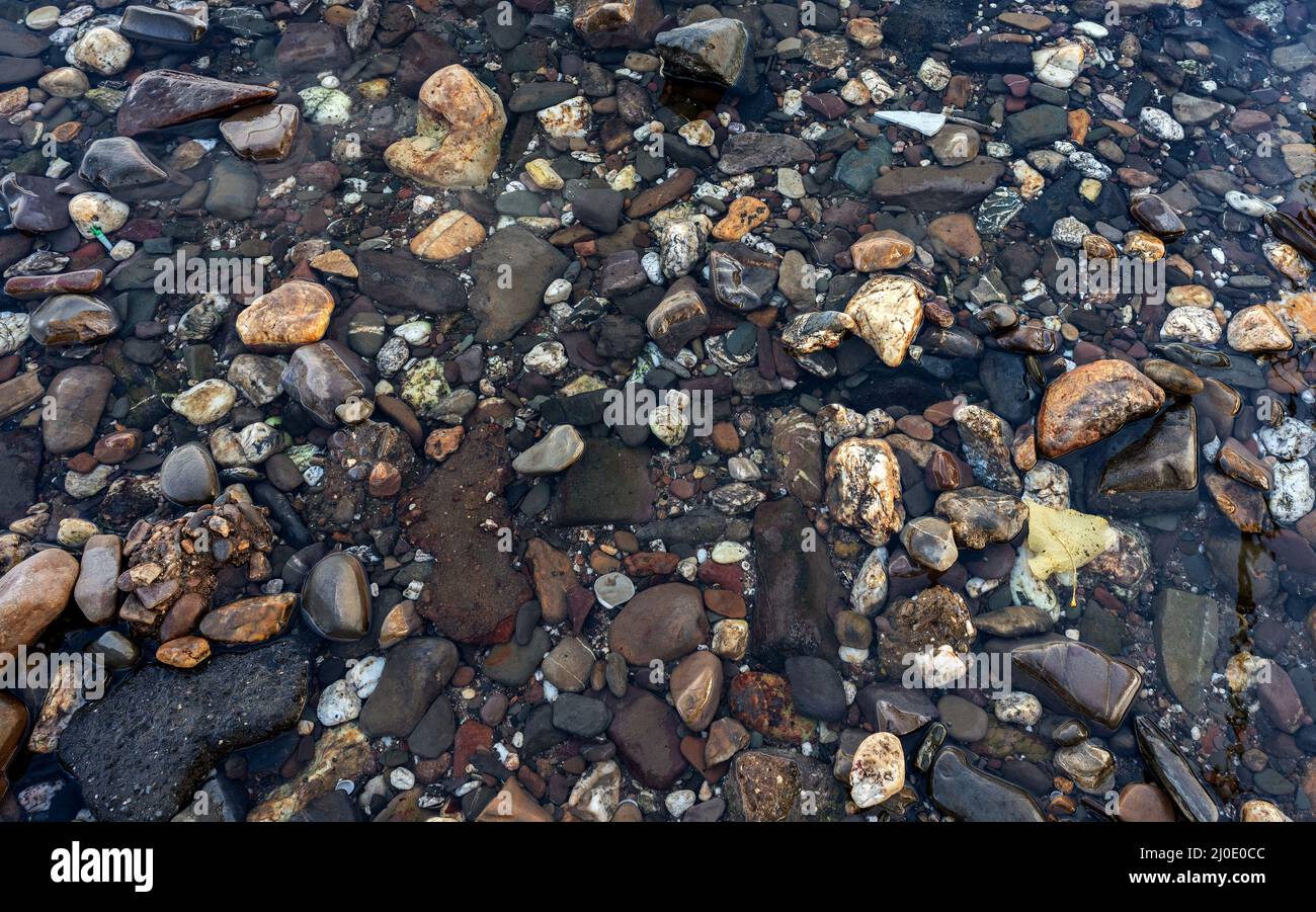 Pebbles on the beach Stock Photo - Alamy