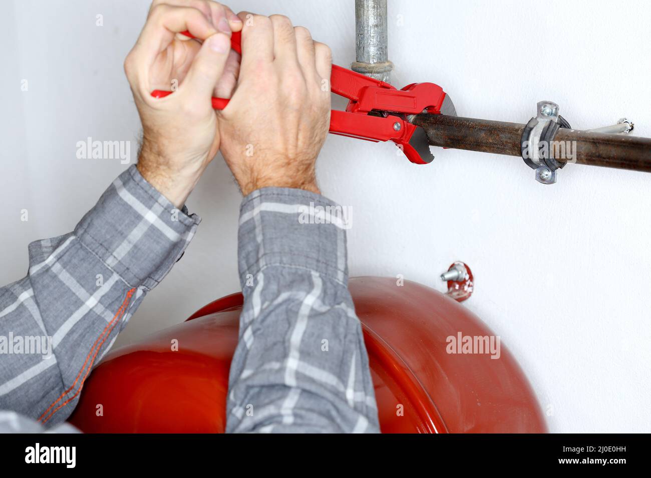 Adjustable wrench for pipes hi-res stock photography and images - Alamy