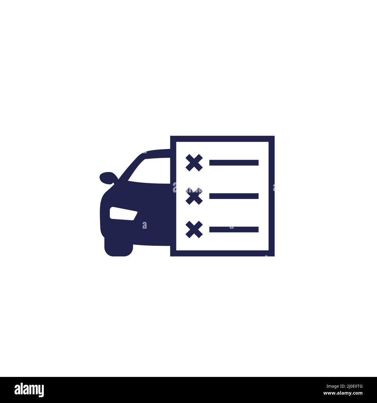 car maintenance, list with problems icon Stock Vector Image & Art - Alamy