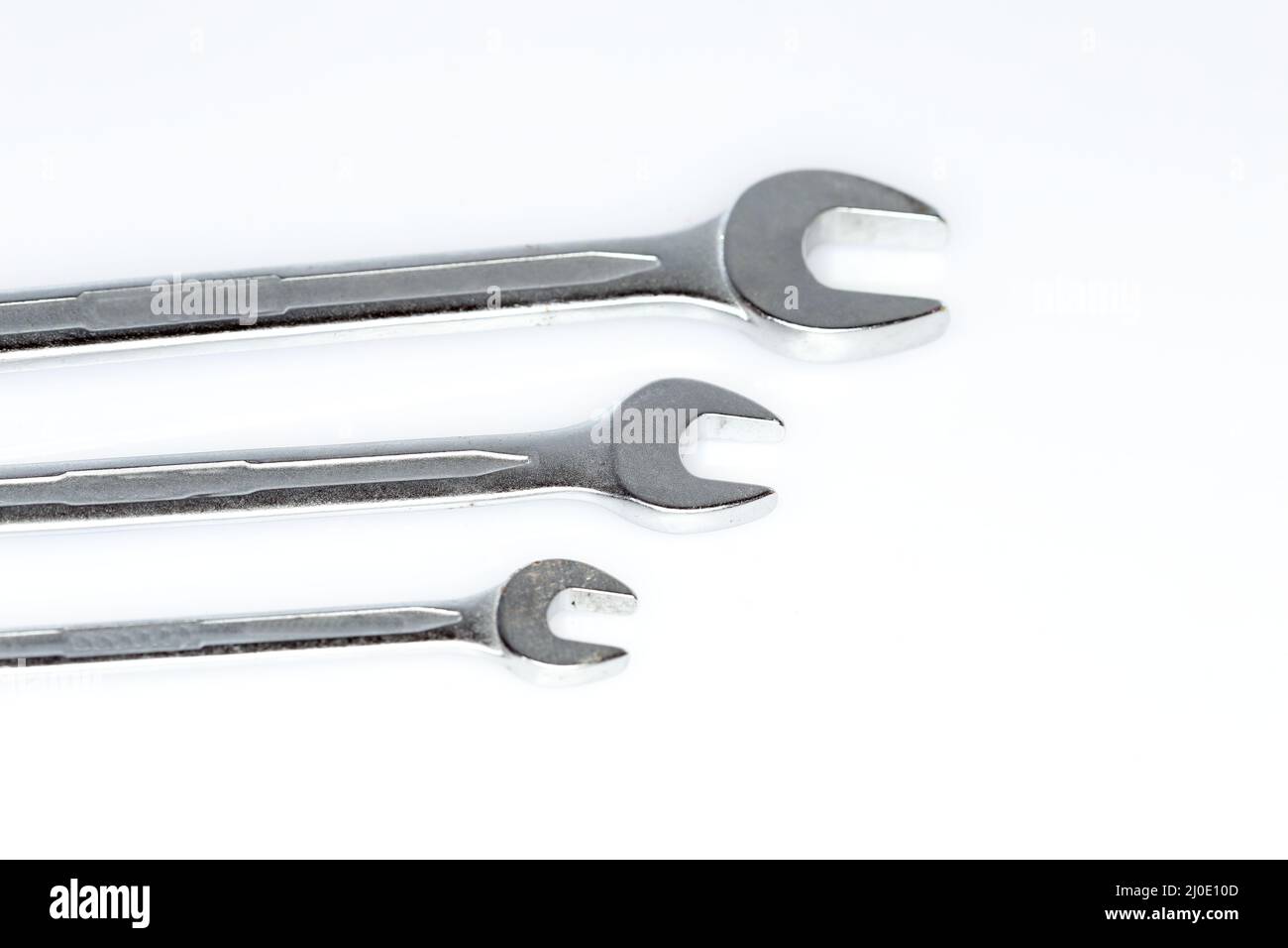 Three different wrench Stock Photo - Alamy