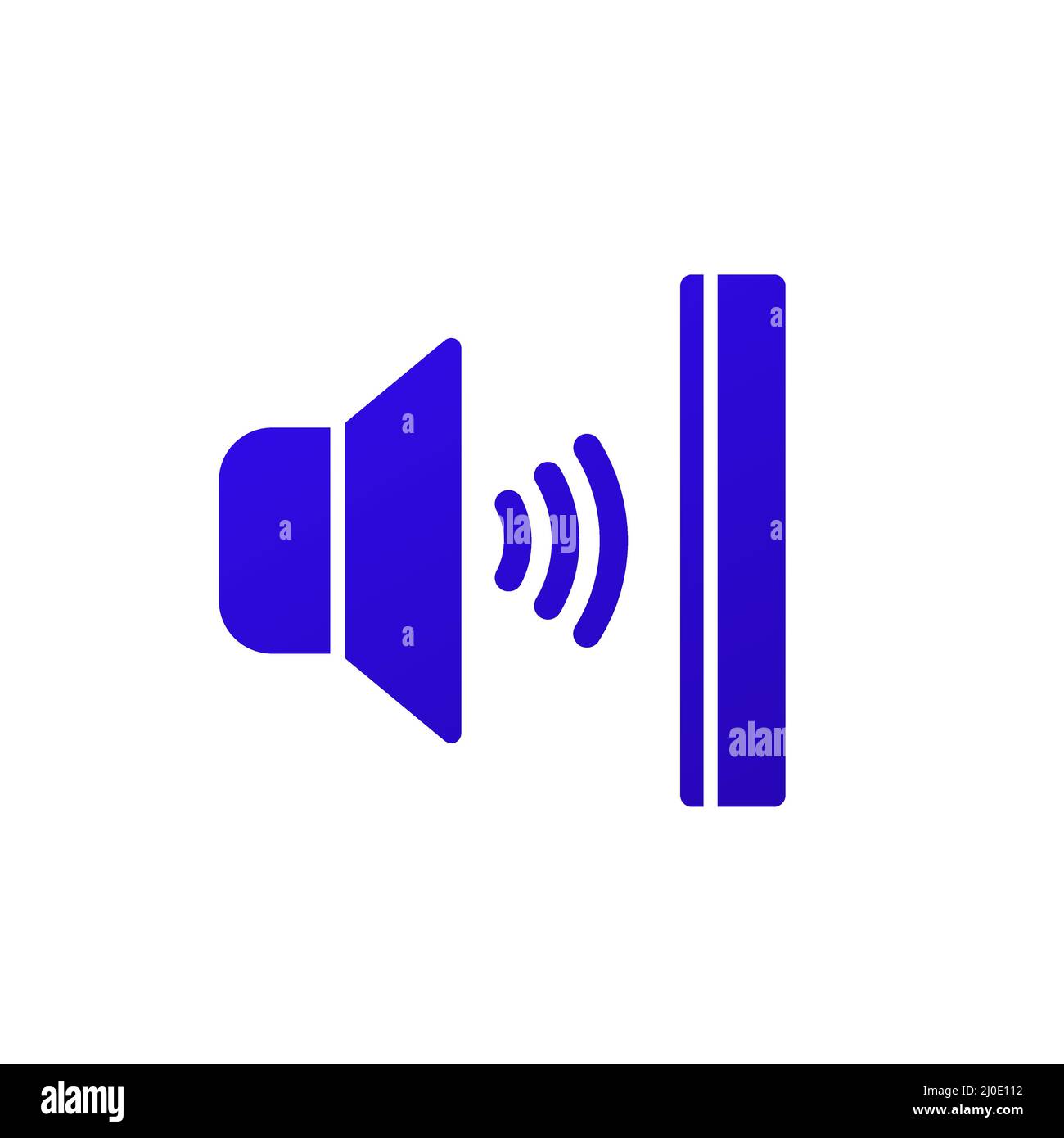 soundproofing icon on white, vector sign Stock Vector Image & Art - Alamy