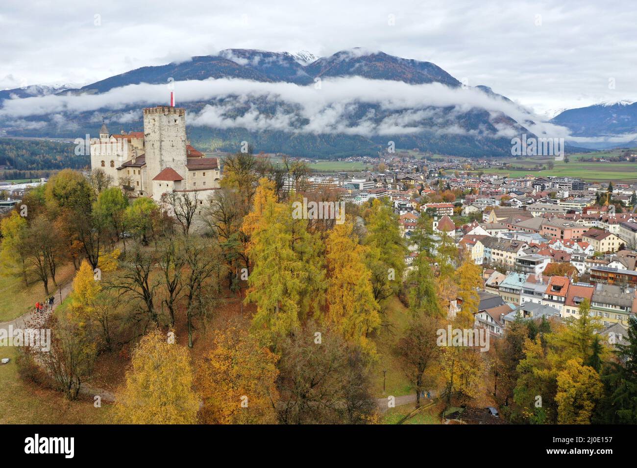 Brunico castle hi-res stock photography and images - Alamy