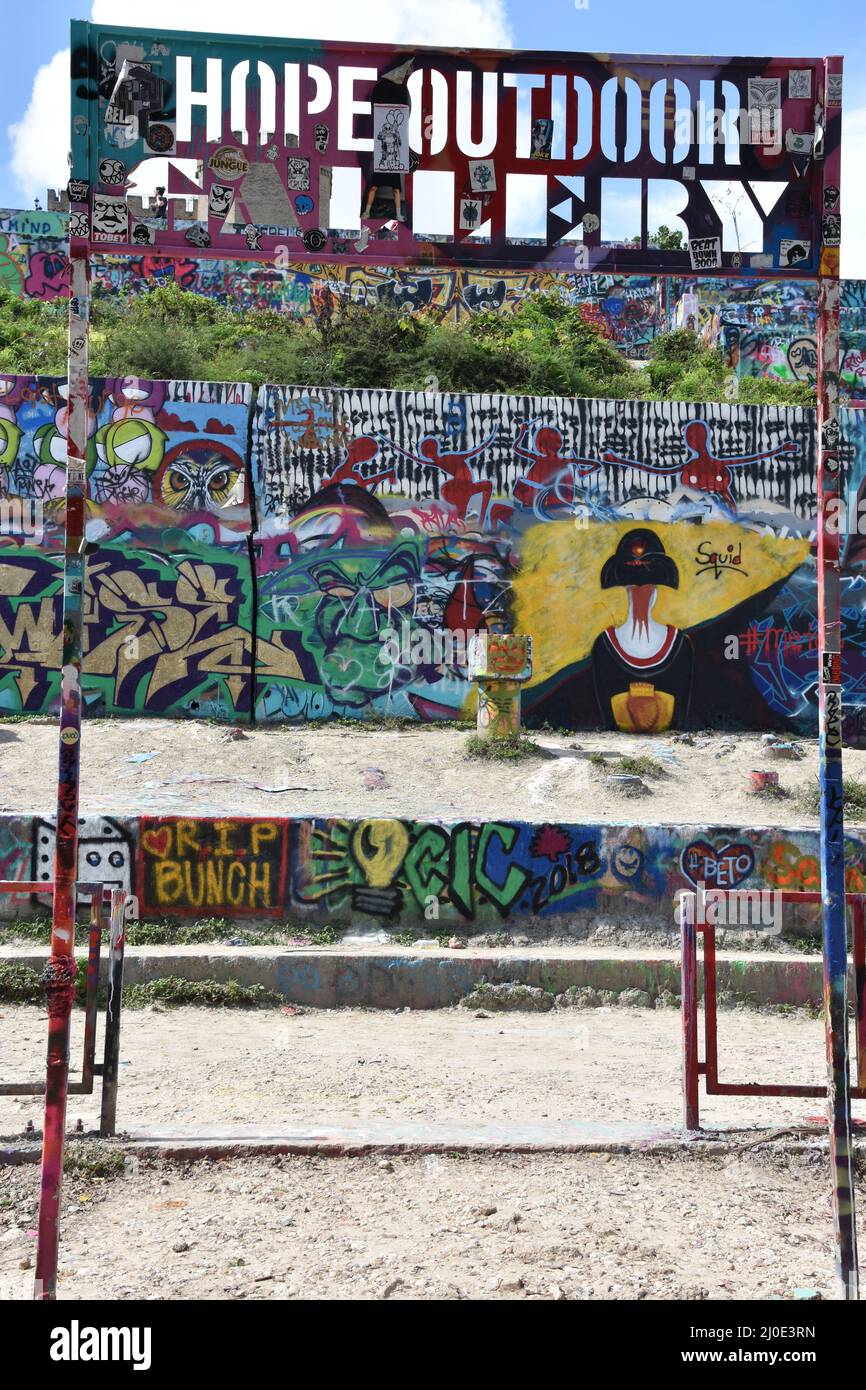 Hope Outdoor Gallery in Austin, Texas Stock Photo - Alamy