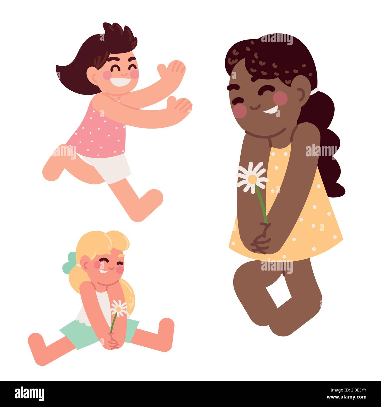 set kids cartoon Stock Vector Image & Art - Alamy