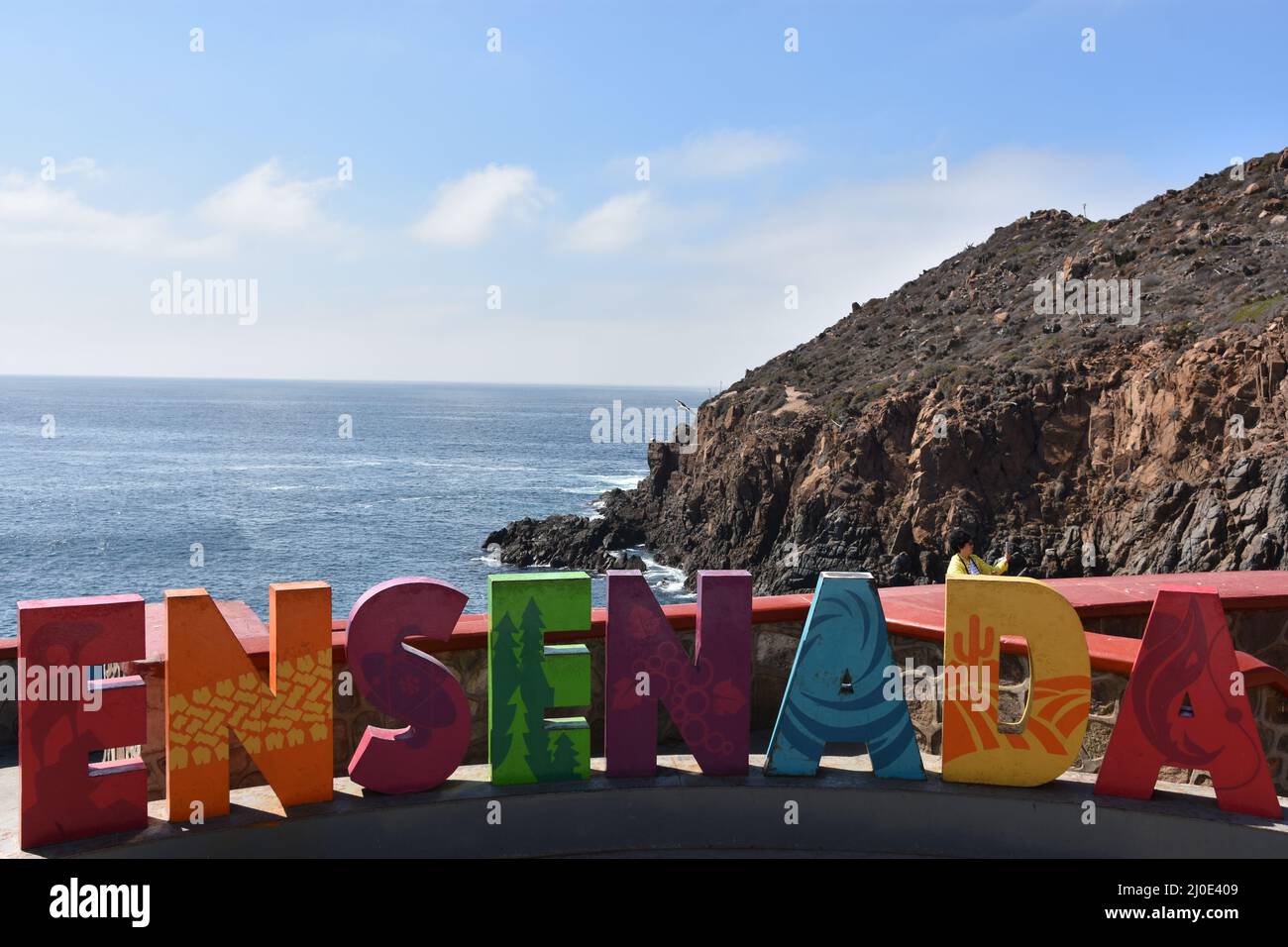 Ensenada Sign in Mexico Stock Photo - Alamy