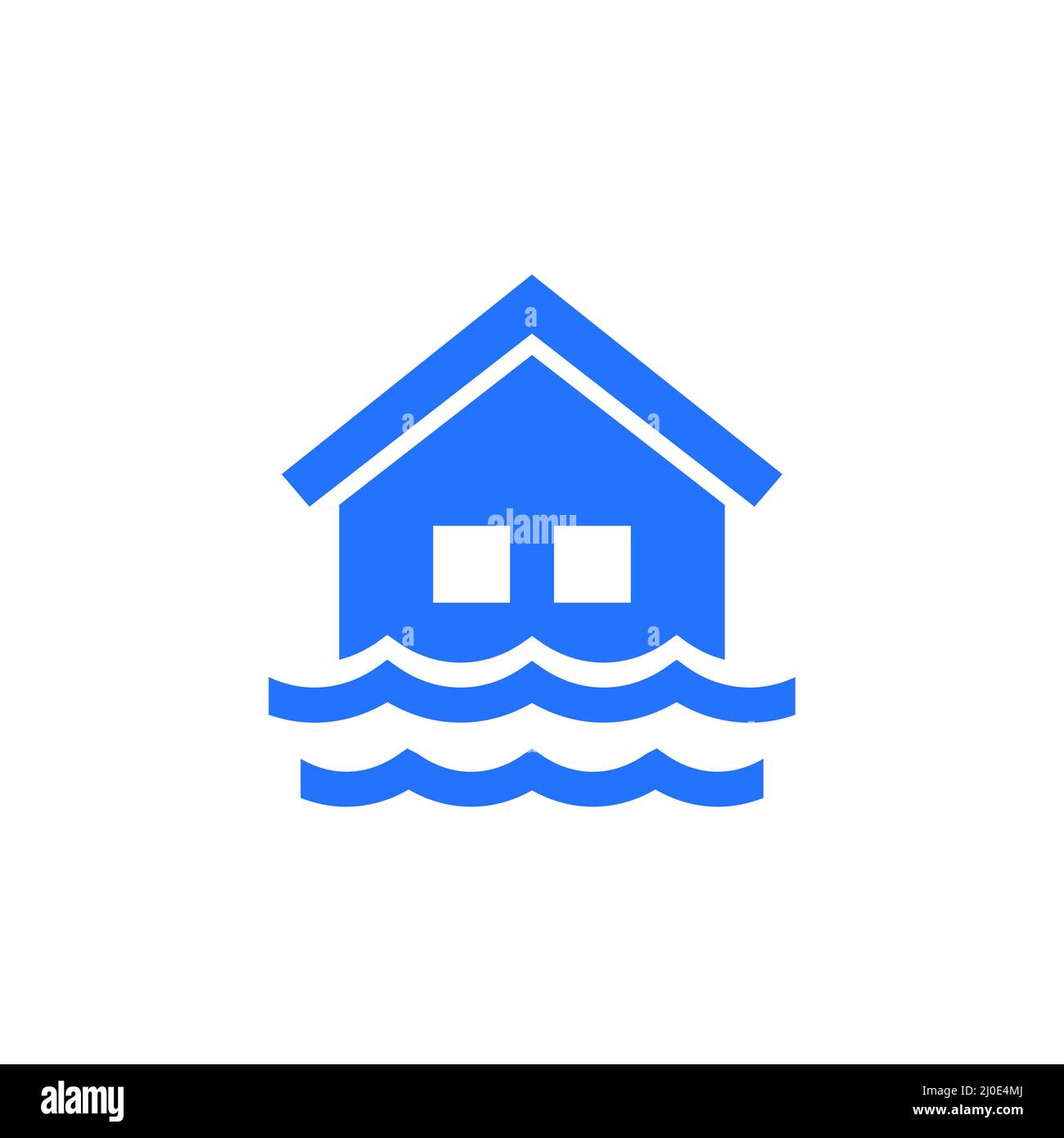 Home flood vector water house damage Cut Out Stock Images & Pictures ...