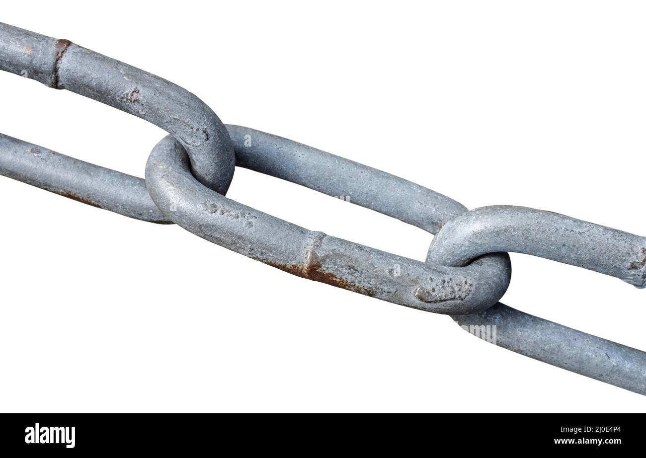 Isolated Heavy Metal Chain Stock Photo - Alamy