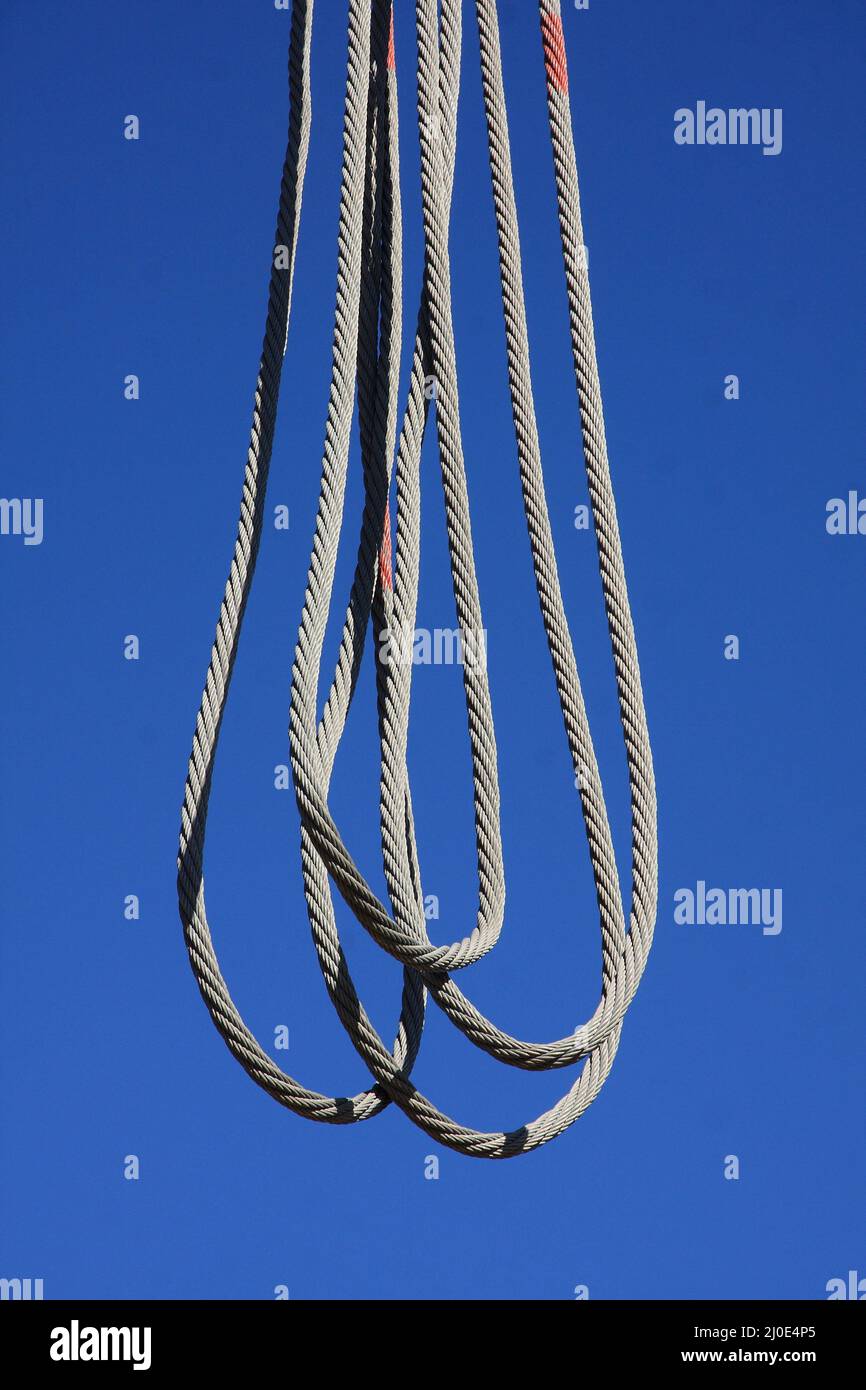 Crane rops hi-res stock photography and images - Alamy