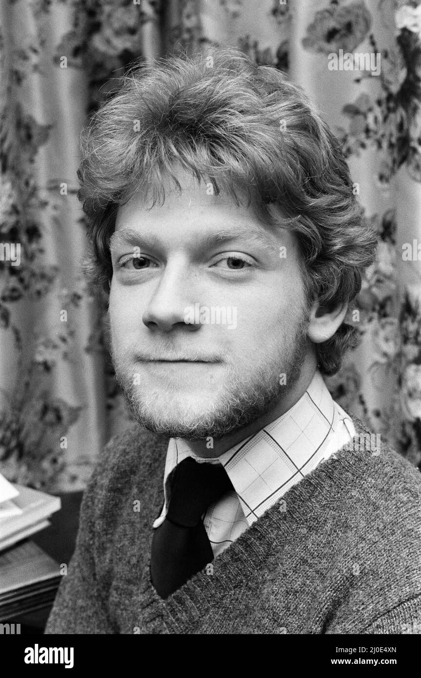 Kenneth Branagh, actor and student, aged 18 years old, he will be ...