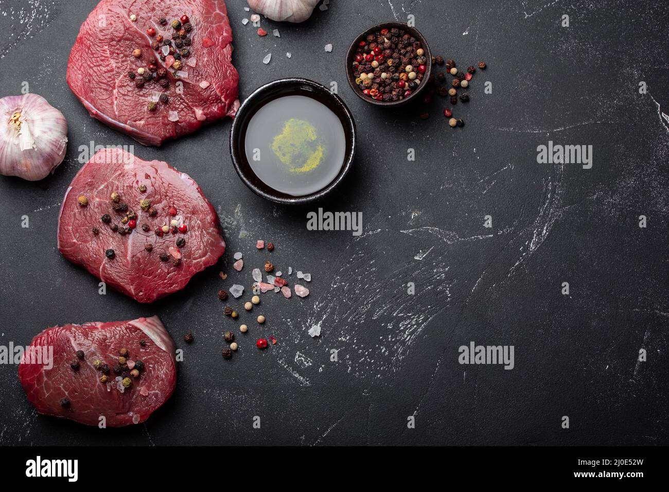 Fresh raw sirloin and bbq hi-res stock photography and images - Alamy