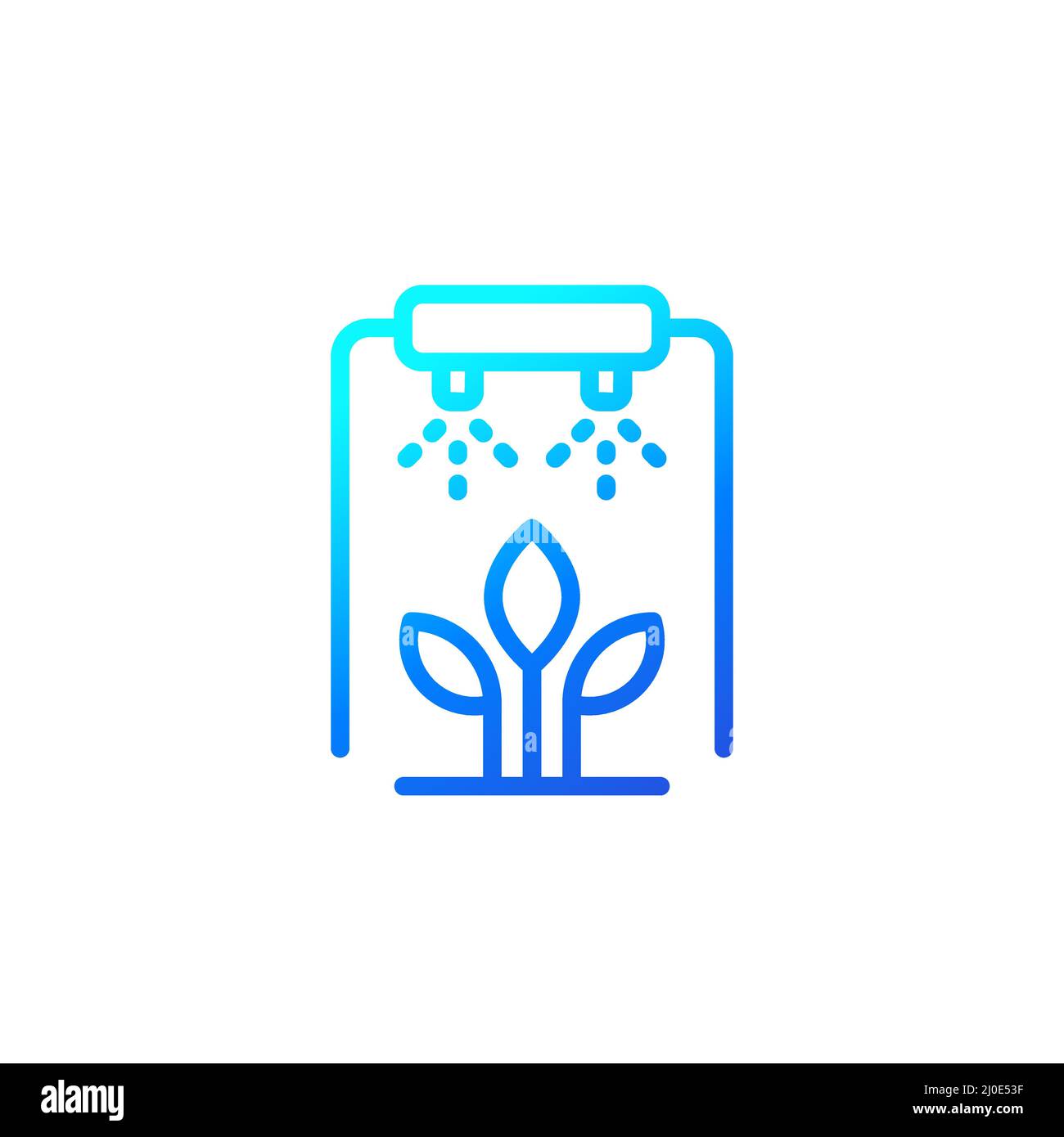 Drip irrigation farming Stock Vector Images - Alamy