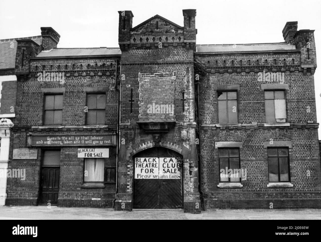 The hall in Widnes owned by Mr Laverick. 15th June 1978 Stock Photo - Alamy