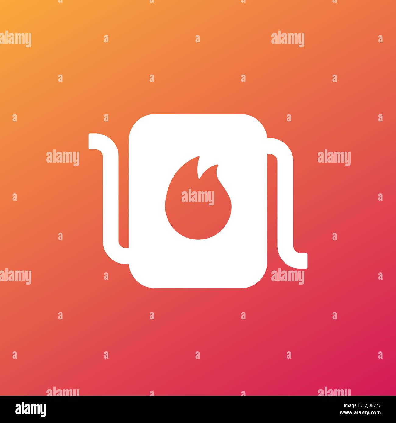 heating system icon, vector sign Stock Vector Image & Art - Alamy