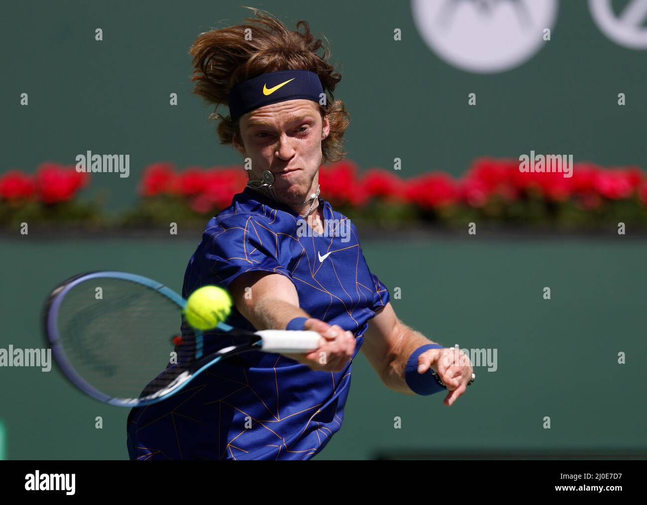 Andrey rublev forehand hi-res stock photography and images - Alamy