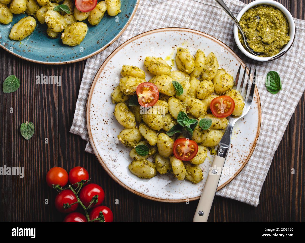 Italian traditional gnocchi Stock Photo - Alamy