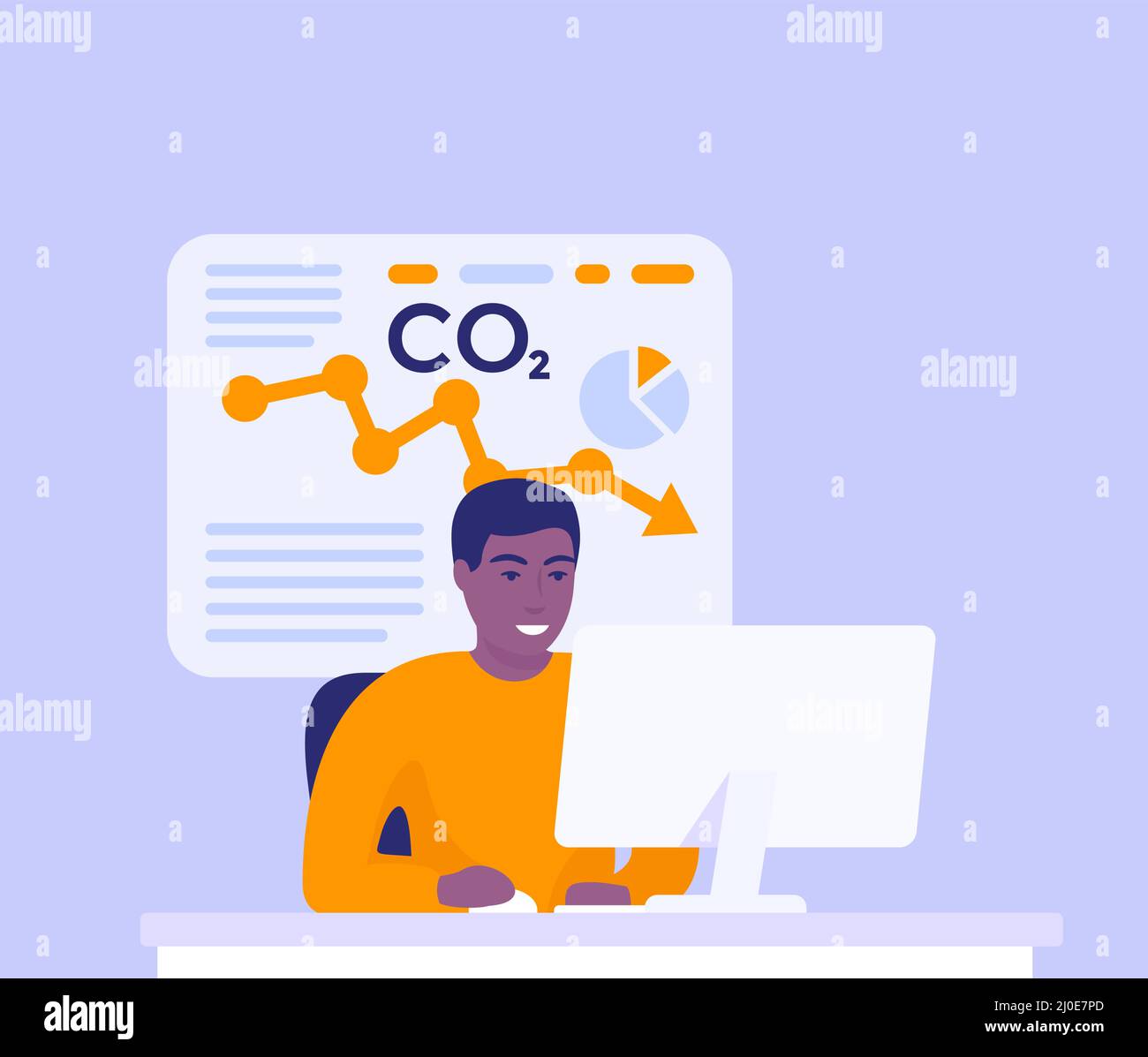 Carbon emission monitoring system hi-res stock photography and images ...