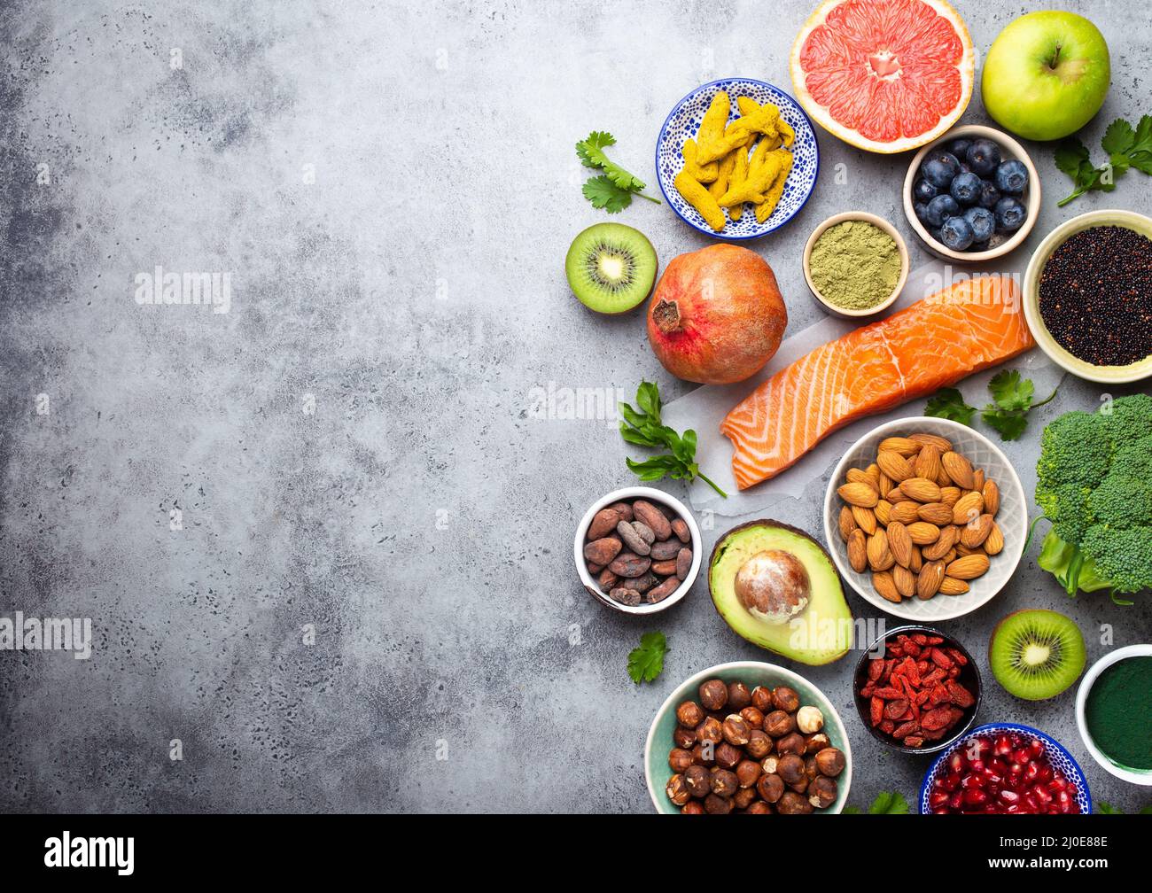 Superfoods menu hi-res stock photography and images - Alamy