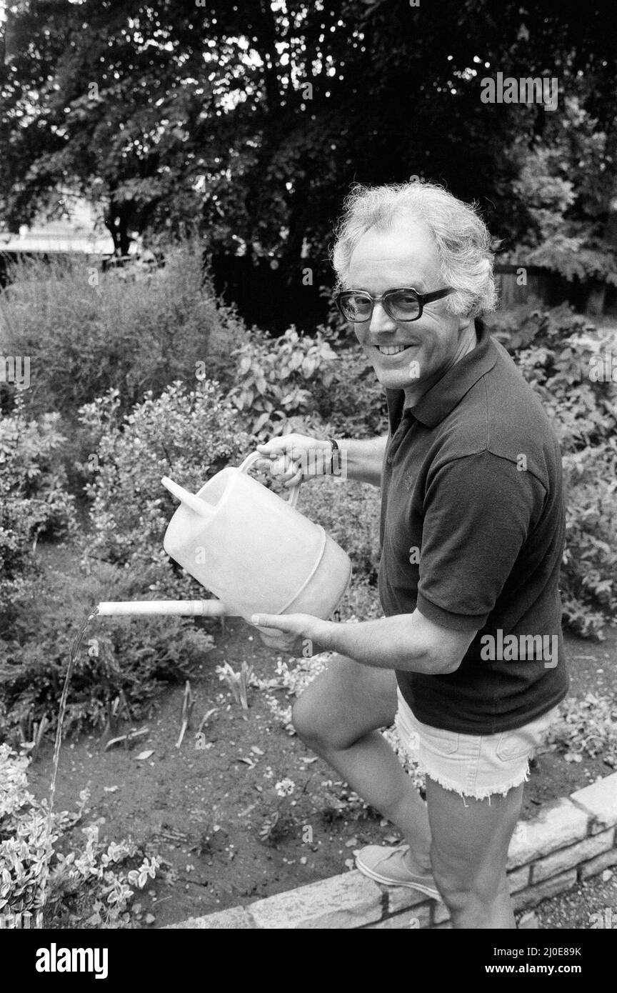 Actor Brian Rix working in his garden, he is to be the new General ...