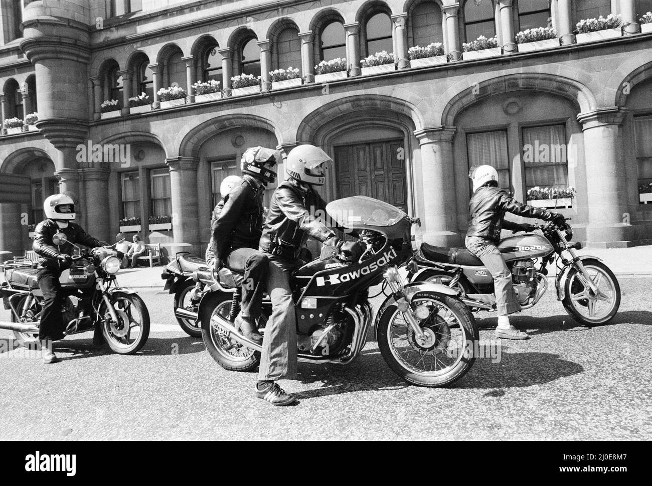 Mods & Rockers, May Day Bank Holiday, Scotland, Monday 5th May 1980 ...