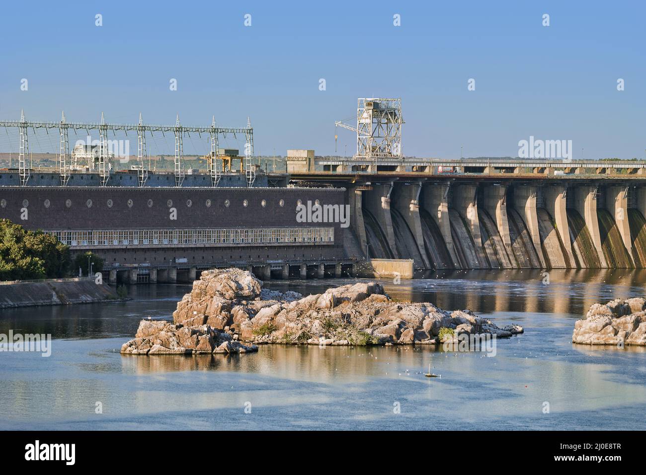 Ukraine hydroelectric dam hi-res stock photography and images - Alamy