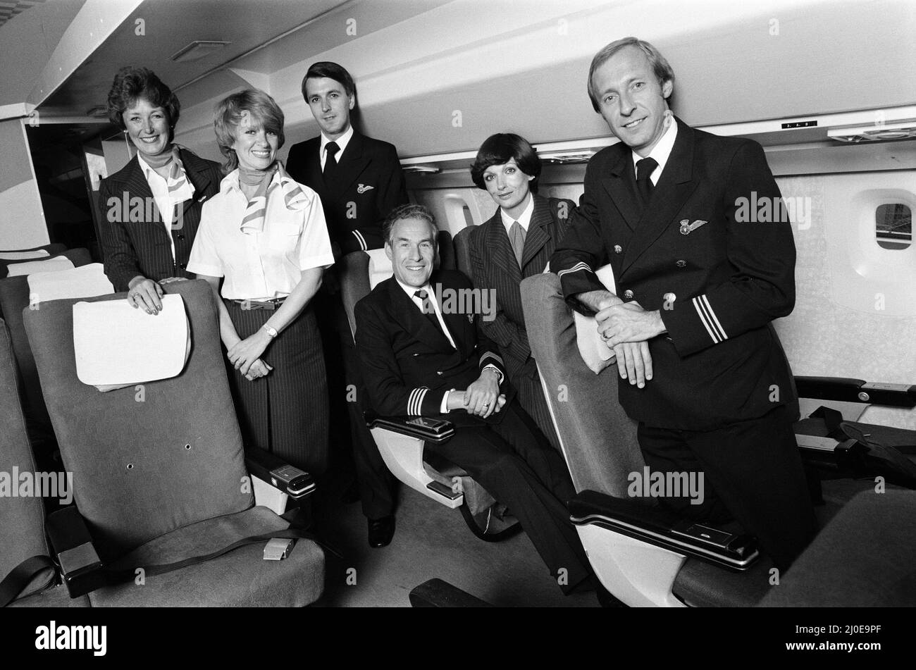 Concorde crew. 21st June 1980 Stock Photo - Alamy