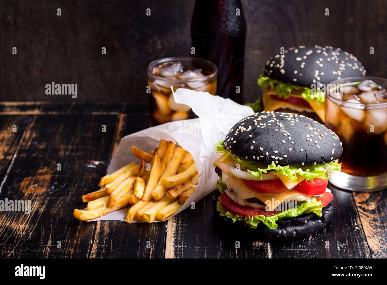 Set of burgers hi-res stock photography and images - Alamy