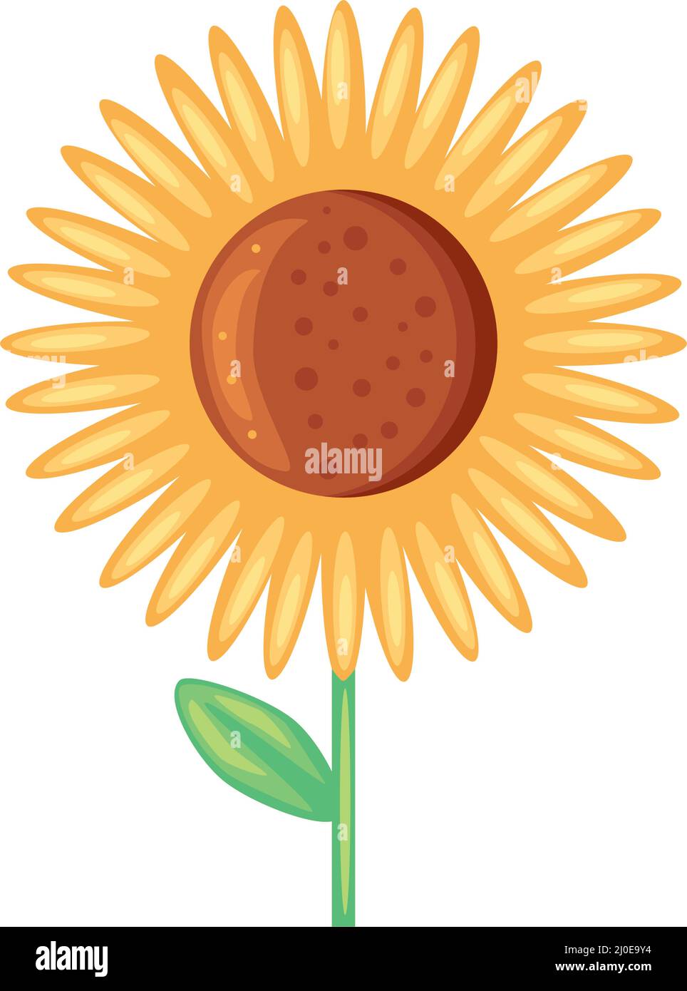 sunflower cartoon icon Stock Vector Image & Art - Alamy