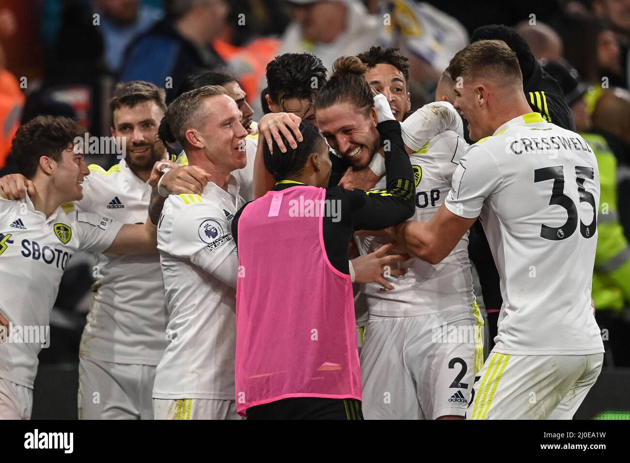 Luke Ayling Celebrates Goal High Resolution Stock Photography and ...