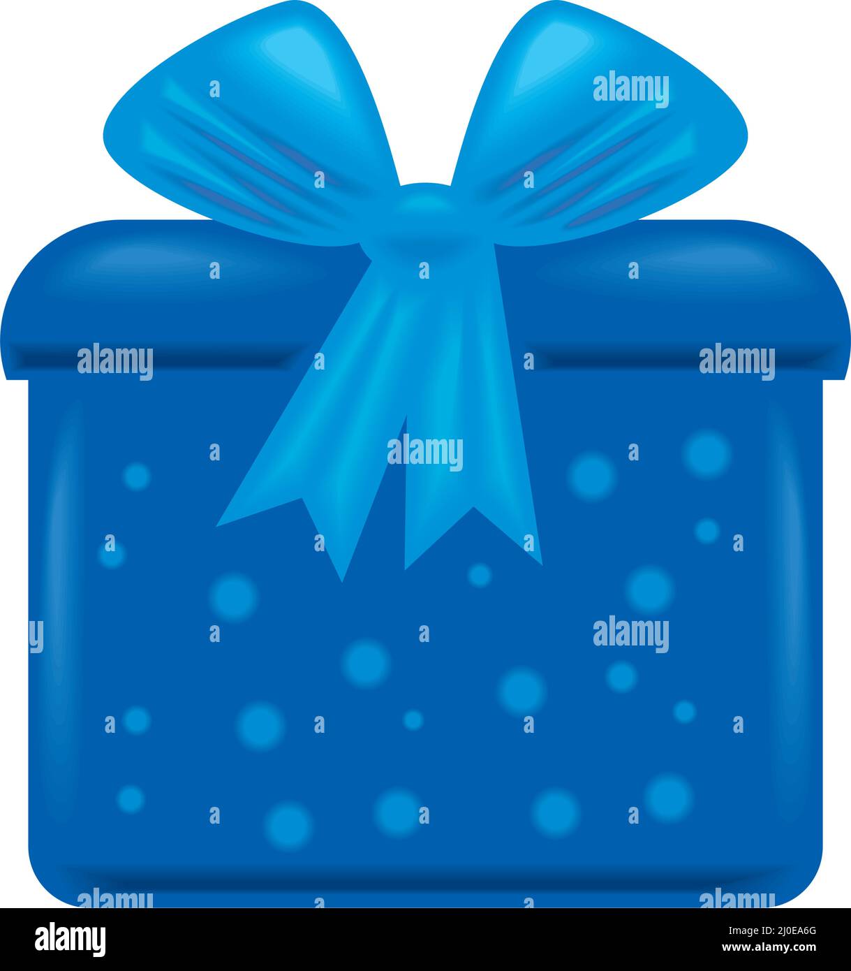 blue gift present Stock Vector Image & Art - Alamy