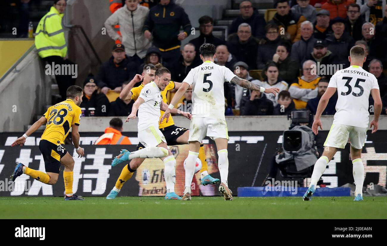 Luke ayling wolves leeds united hi-res stock photography and images - Alamy