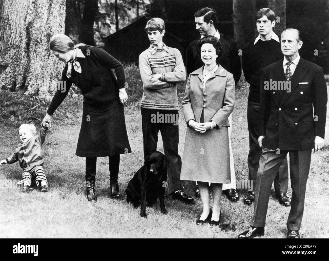 The Queen and the Duke of Edinburgh seen here at Balmoral Castle ...
