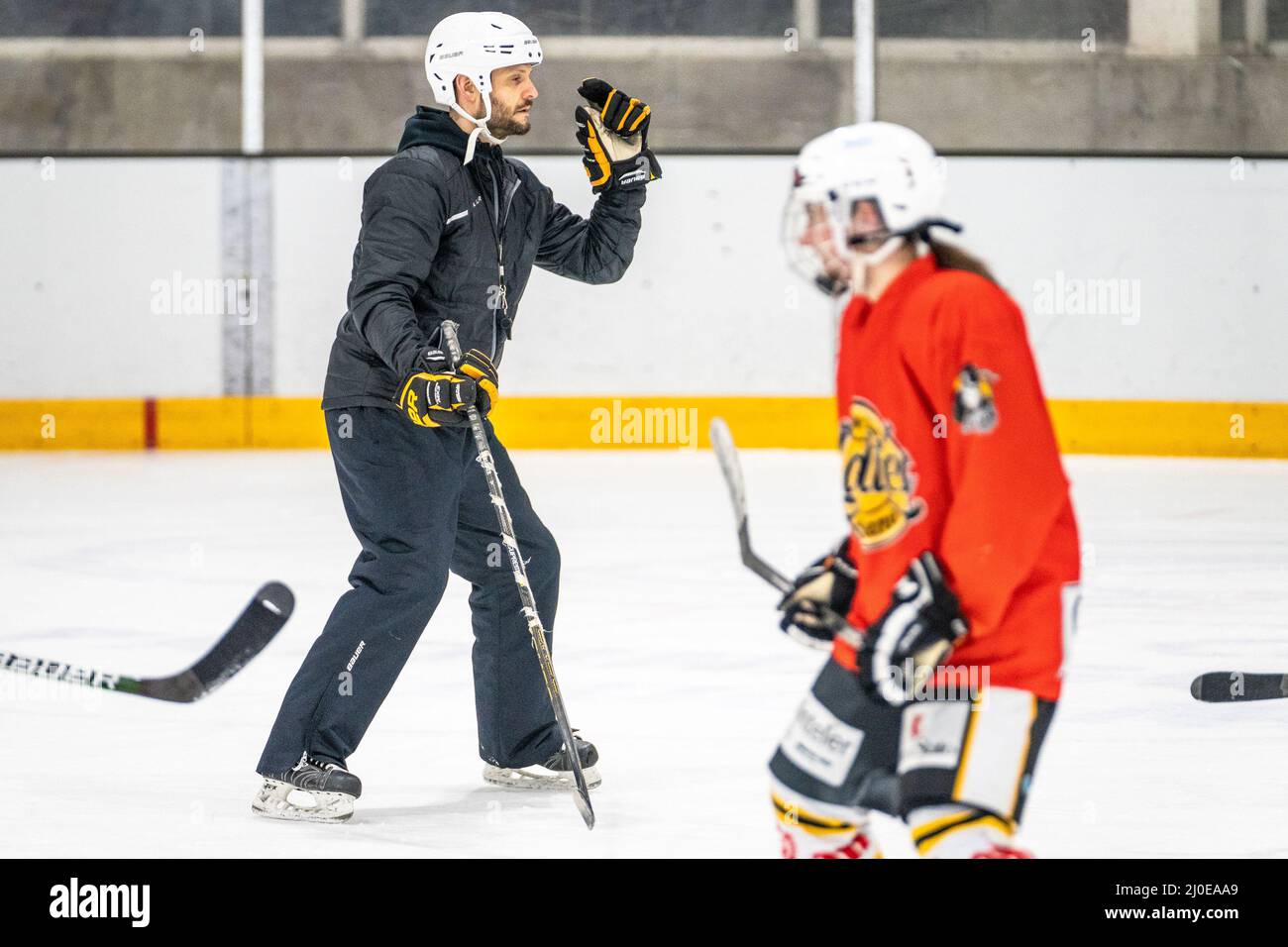 18.03.2022, Porza, Reseghina, Women’s League, HC Ladies Lugano ...