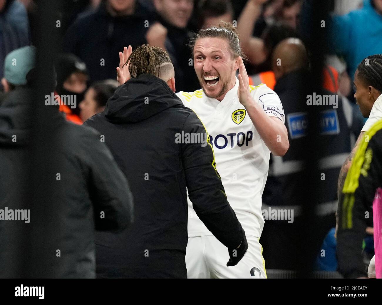 Wolverhampton, UK.18th March 2022. Luke Ayling of Leeds United ...