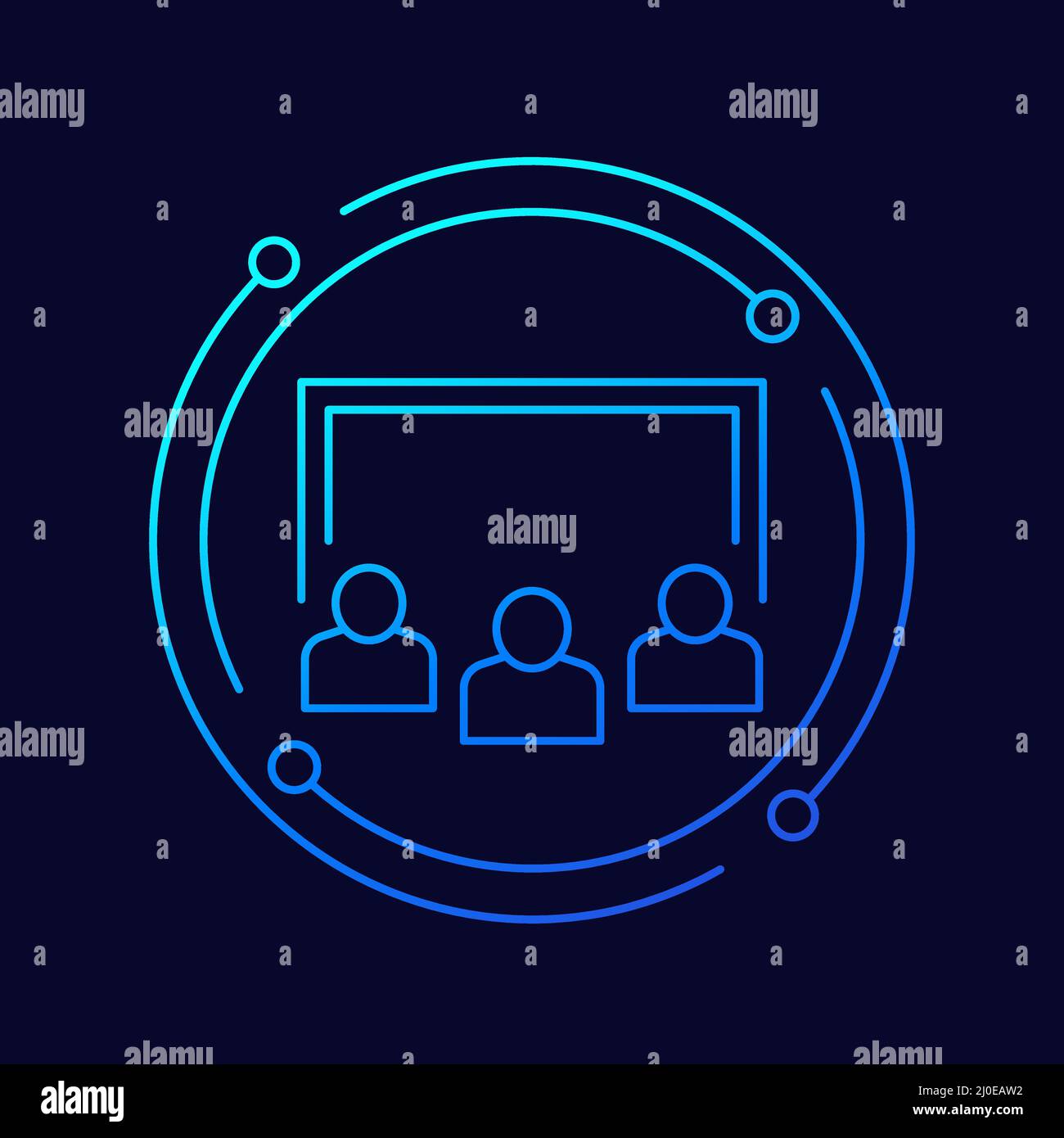 Line people movie theater Stock Vector Images - Alamy