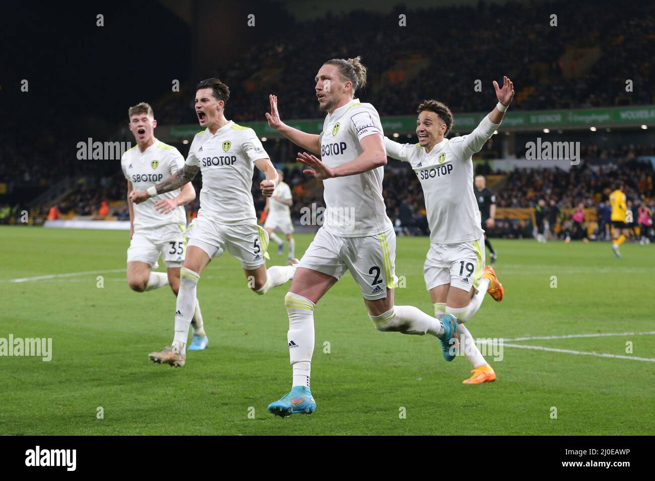 Luke ayling celebrates goal hi-res stock photography and images - Alamy
