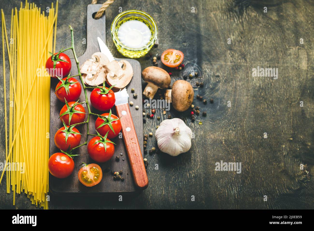 Cooking food background Stock Photo - Alamy