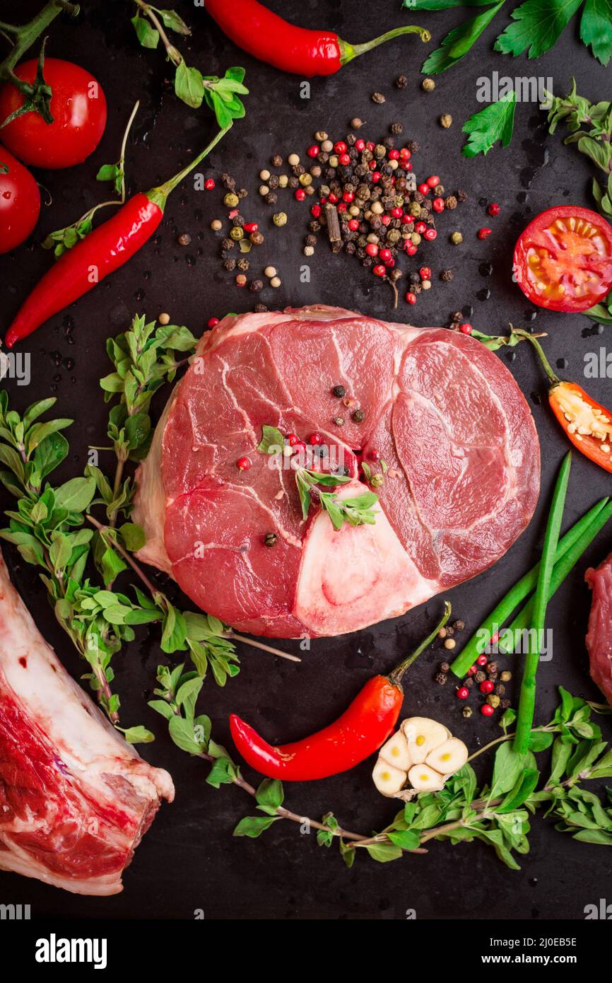 Veal shank hi-res stock photography and images - Alamy