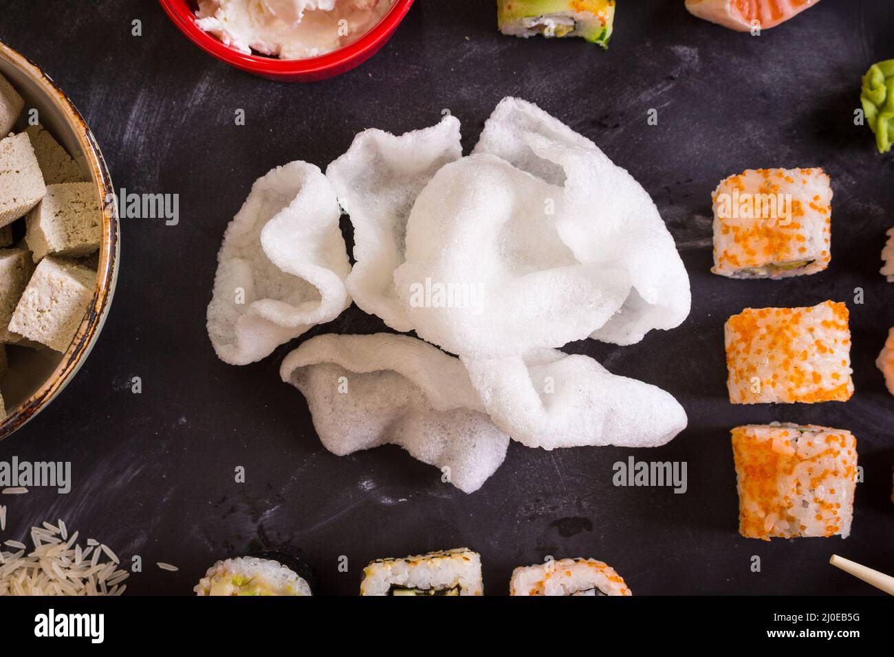 Rice chips hi-res stock photography and images - Alamy