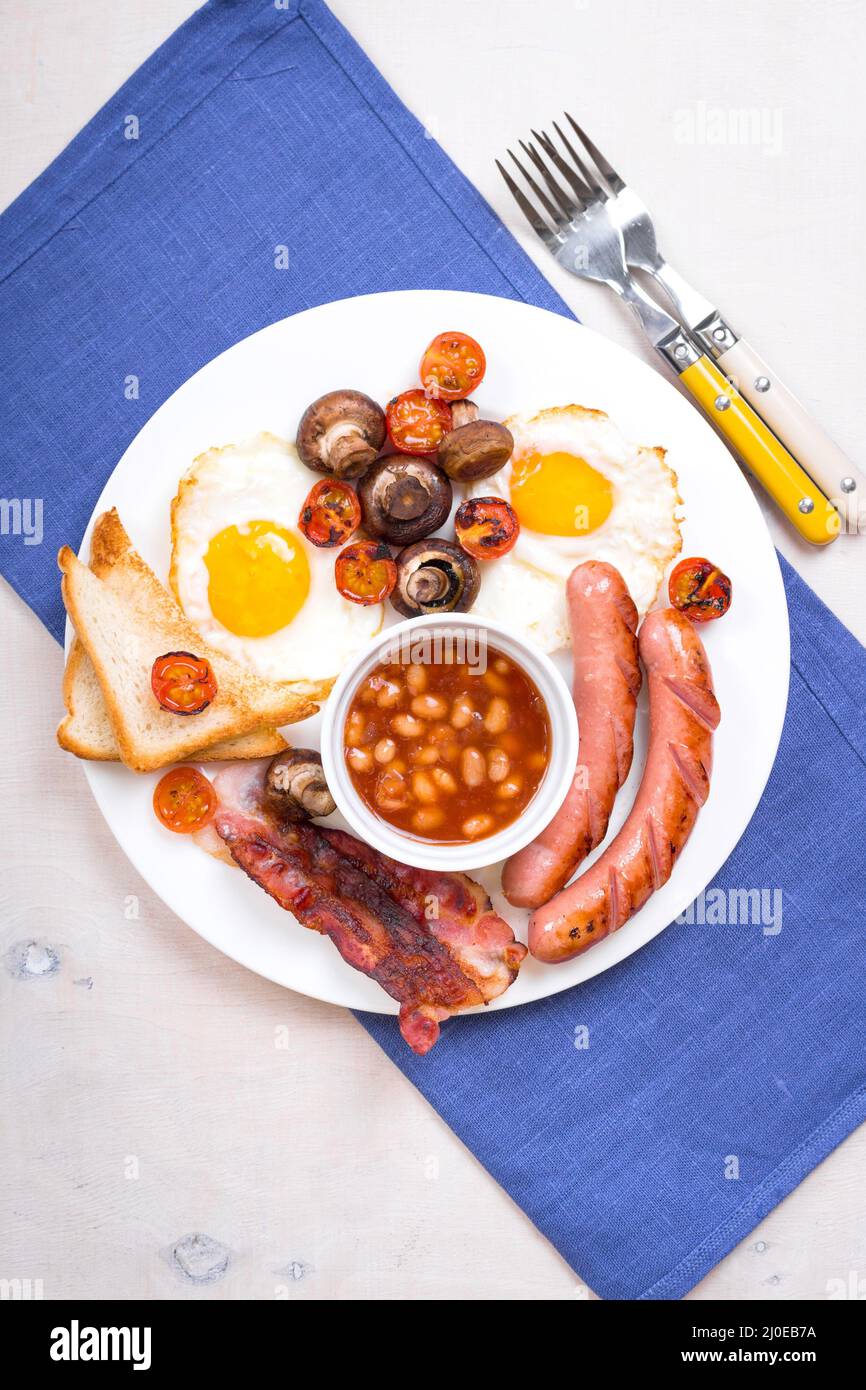 Full english breakfast Stock Photo - Alamy