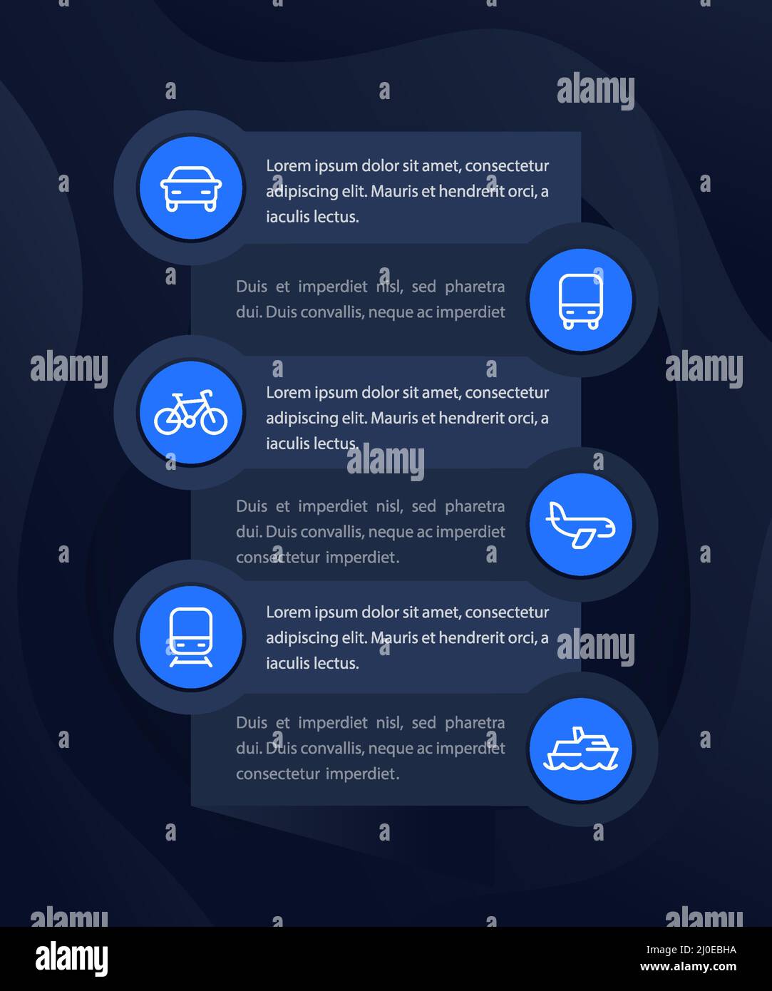 Transport and public transportation infographics Stock Vector Image ...